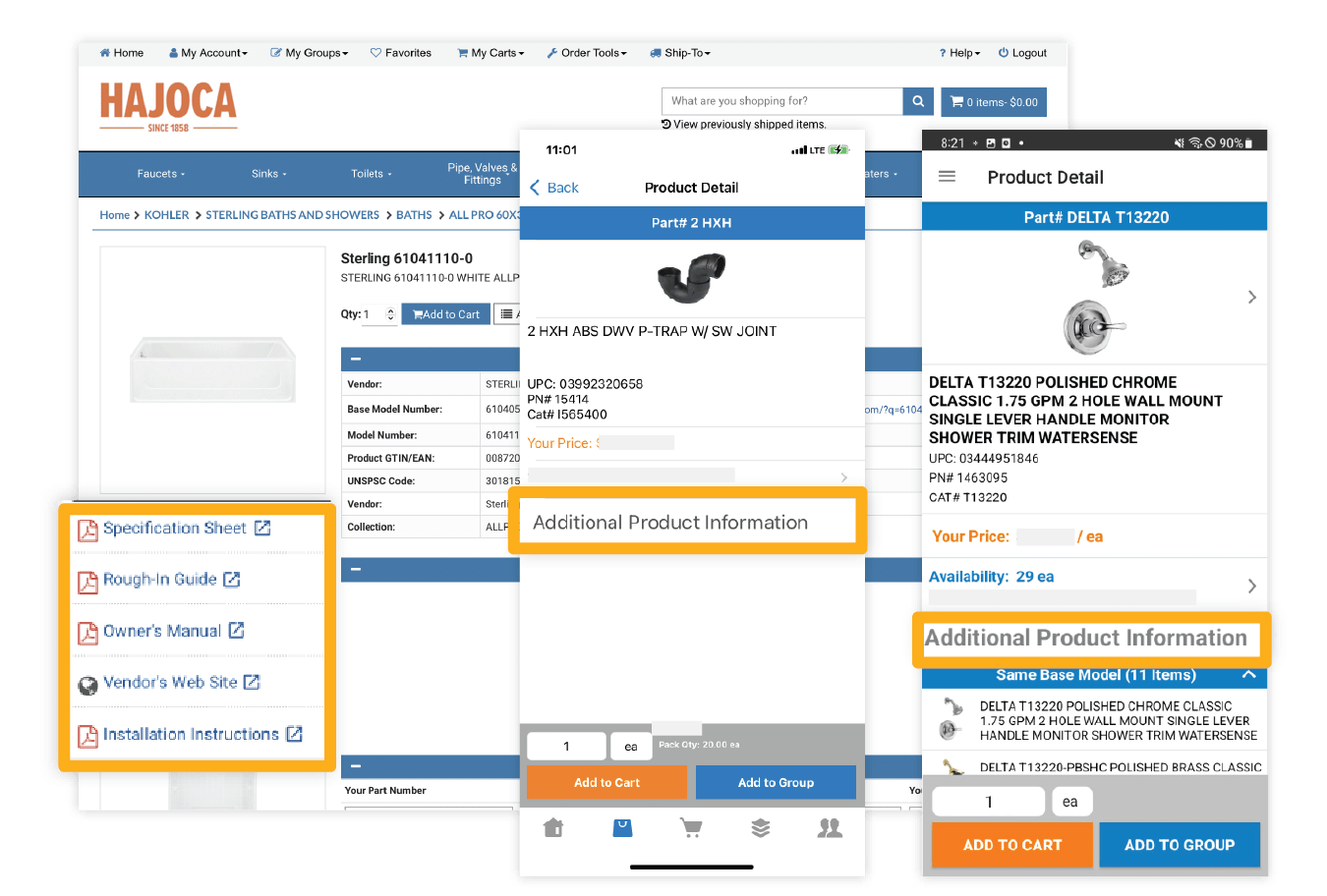 Hajoca - Online Services